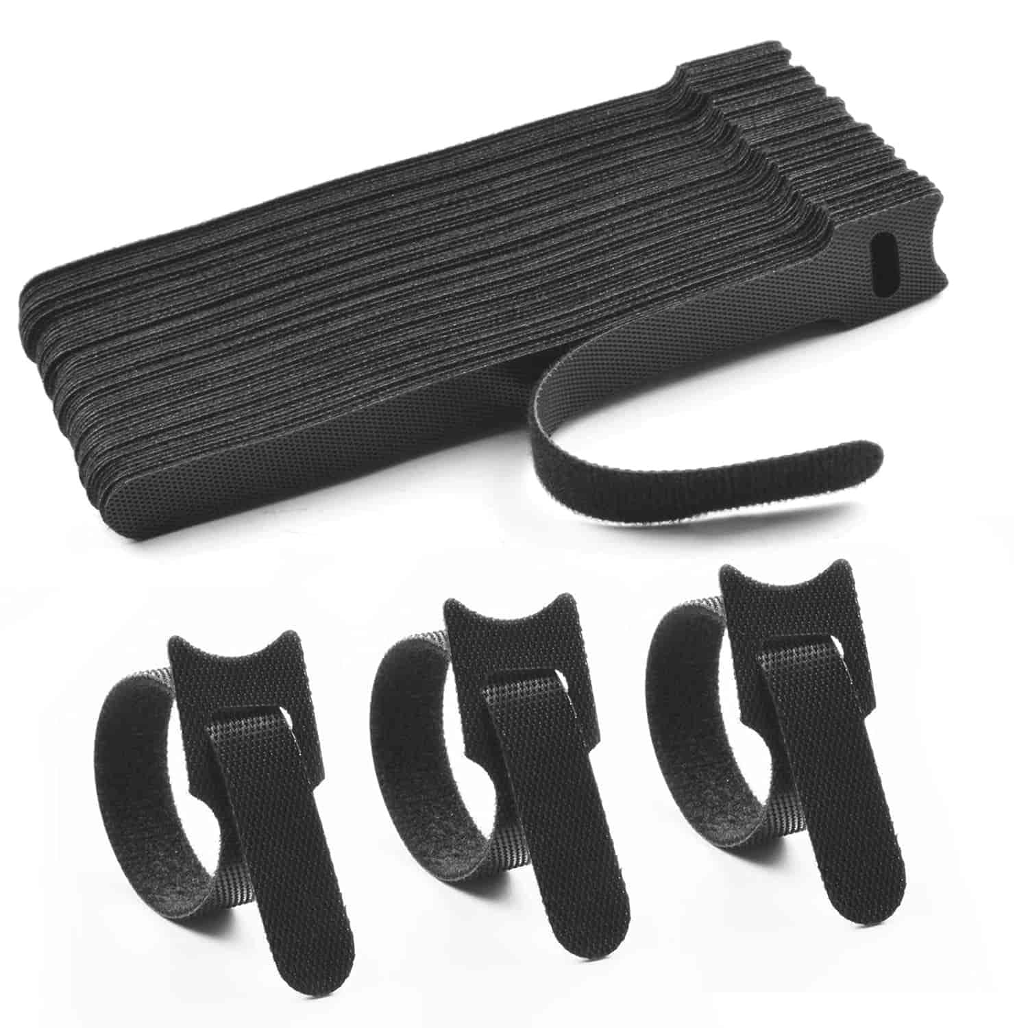 Velcro Cable Ties (Set of 60) | Cable Ties Charger Data Clamp Velcro Cable